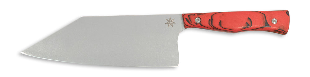 Red and Black Chopper Knife - Premium Kitchen Knives